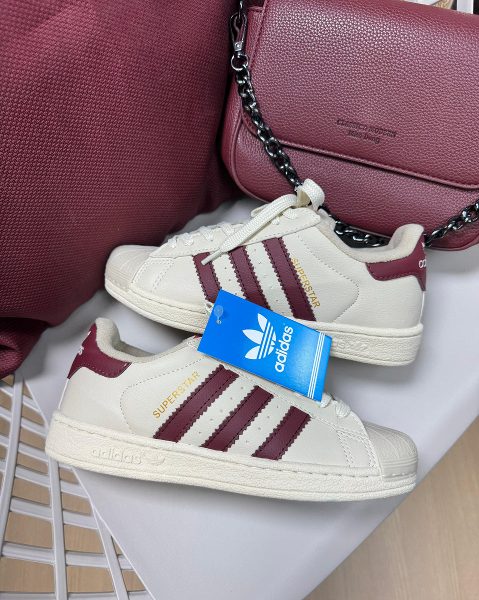 Tênis Ad Super Star Off/ Marsala – Sweet Donna